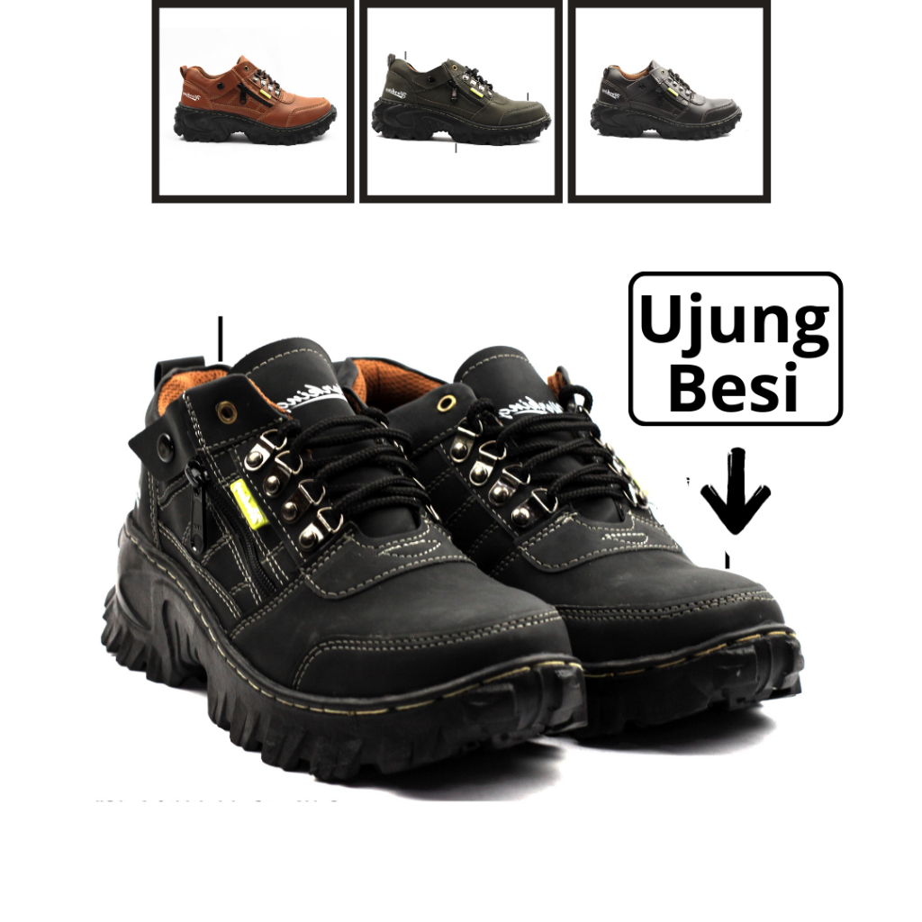 Jual Sepatu safety pria safety shoes sepatu kerja proyek pria sepatu ...