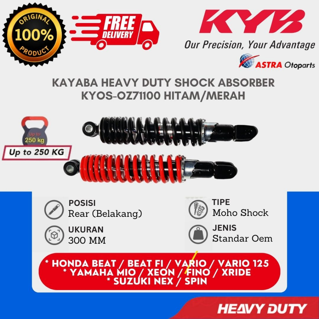 Jual [COD] SHOCKBREAKER KAYABA KYOS-OZ71100H UNTUK MOTOR ALL MATIC / KYOS-OZ71100M / KYOS ...