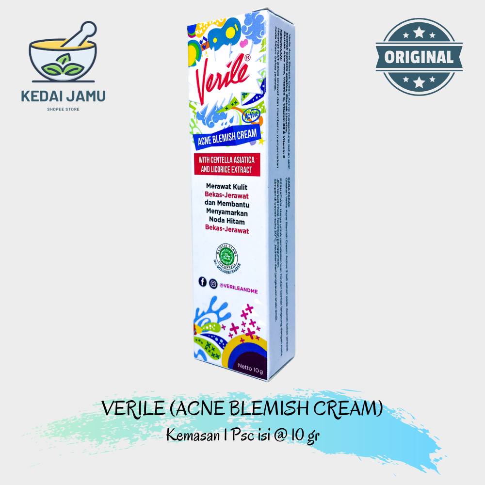 Jual VERILE ACNE BLEMISH CREAM 10 GR | Shopee Indonesia