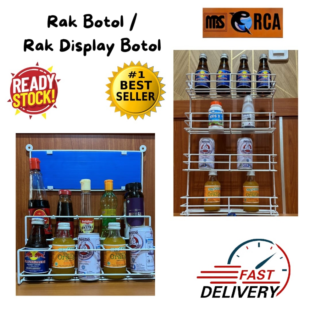 Jual Rak Botol/Rak Display Botol/Rak Sebaguna | Shopee Indonesia