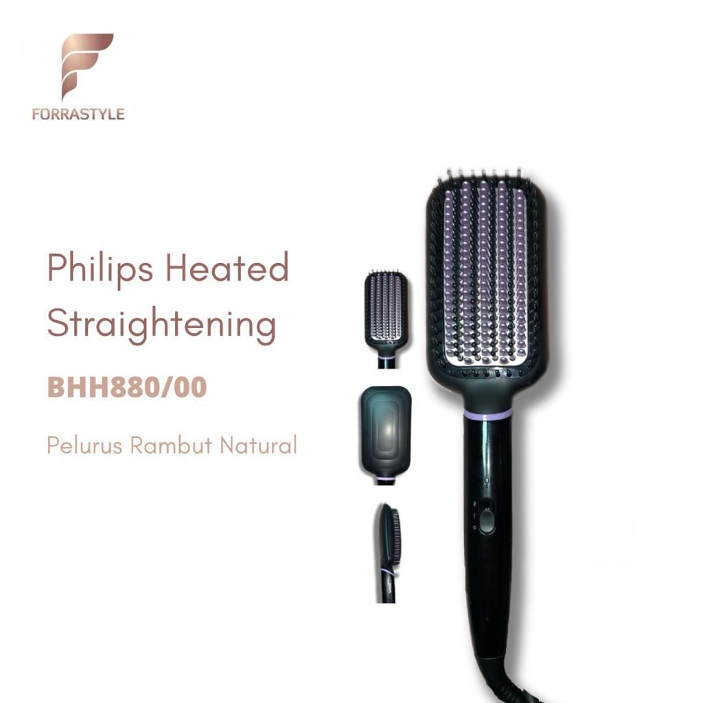 Jual Philips Heated Straightening BHH880/00 Pelurus Rambut Natural ...
