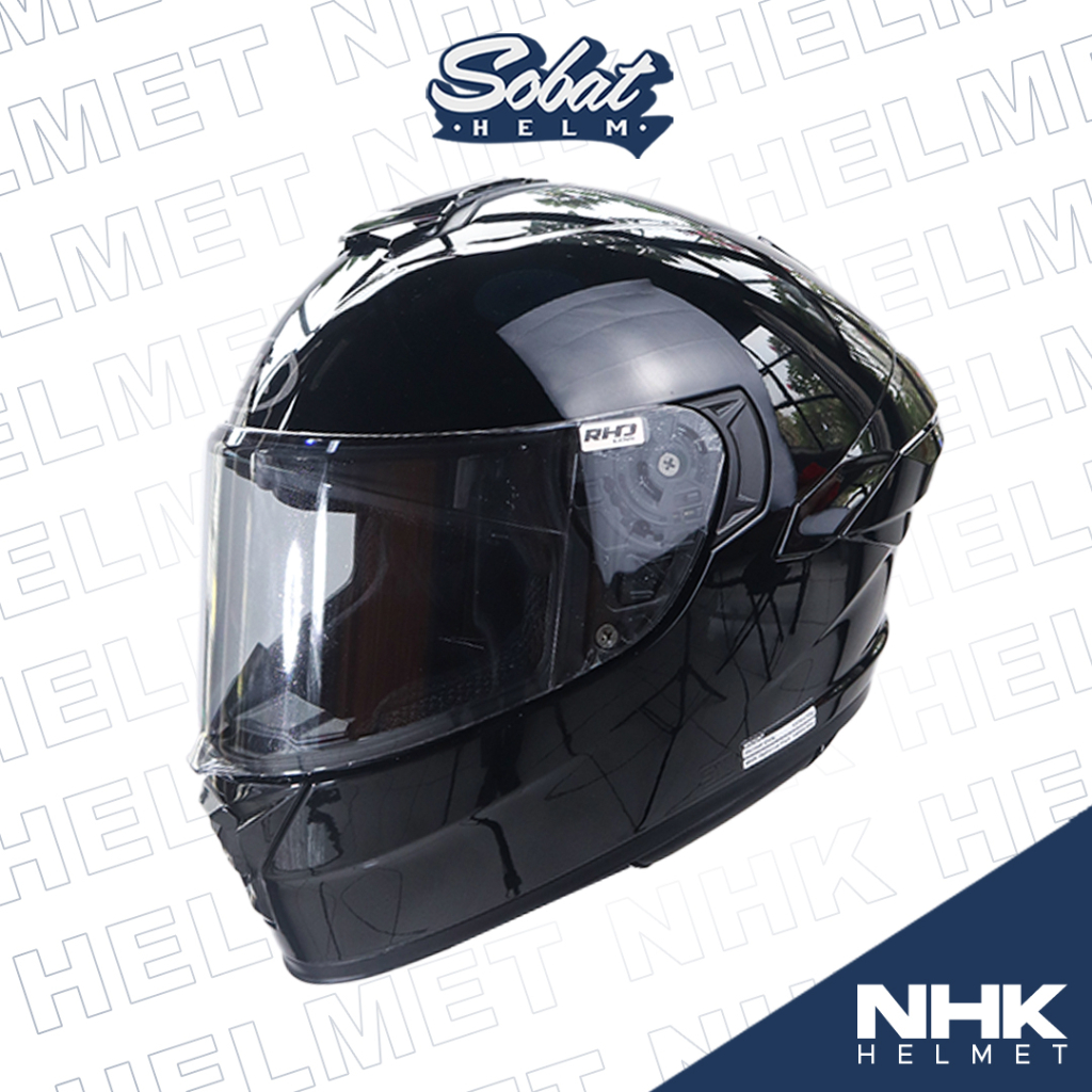 Jual Helm NHK MARK 1 SINGLE VISOR Solid Helm Full Face SNI | Shopee ...