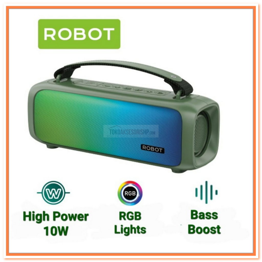 Jual Robot Speaker RB570 Bass Boost RGB Lights IPX5 Bluetooth 5.3 ...