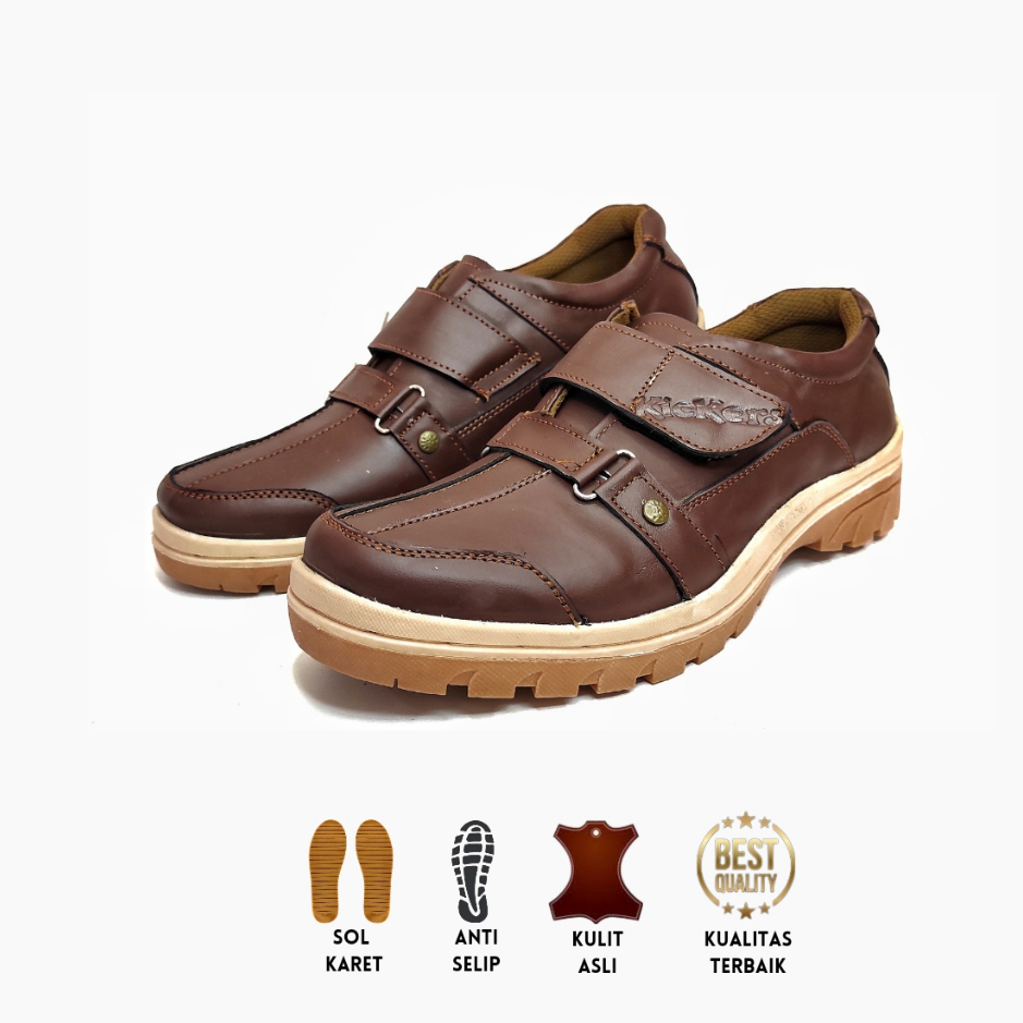 Jual Kickers Sepatu Casual Kasual Pria Bahan Kulit Asli Harga Murah ...