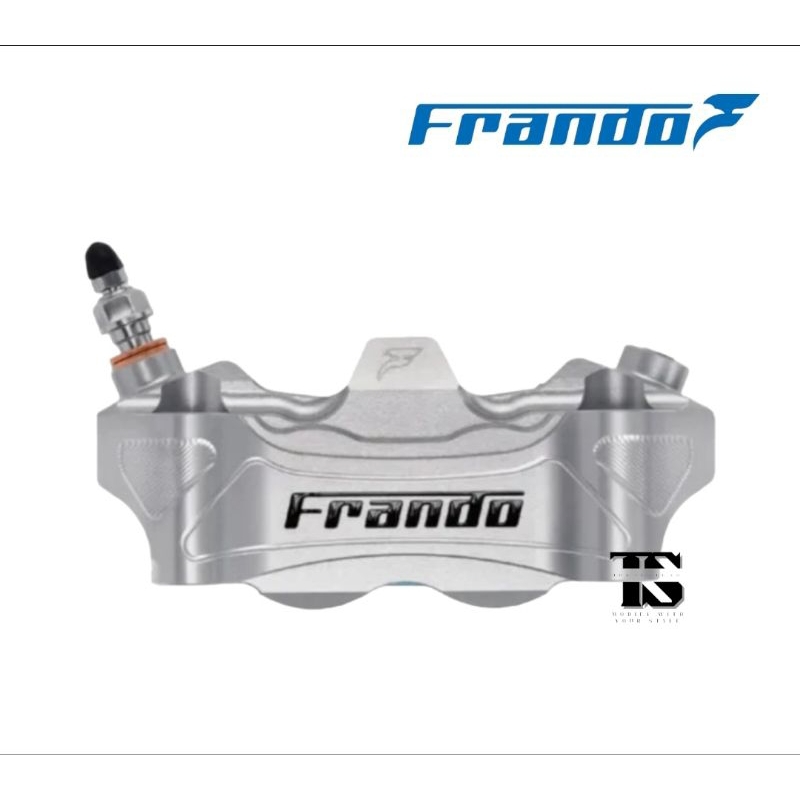 Jual Kaliper Frando 4 Piston Radial FCC-100P Original Frando Silver ...