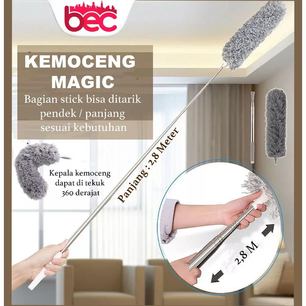 Jual Kemoceng Atap / Kemoceng Teleskopik / Alat Sapu Plafon / Kemoceng ...