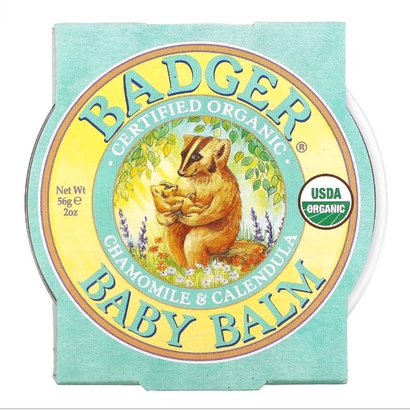 Jual Badger Company Certified Organic Baby Balm, Chamomile & Calendula ...