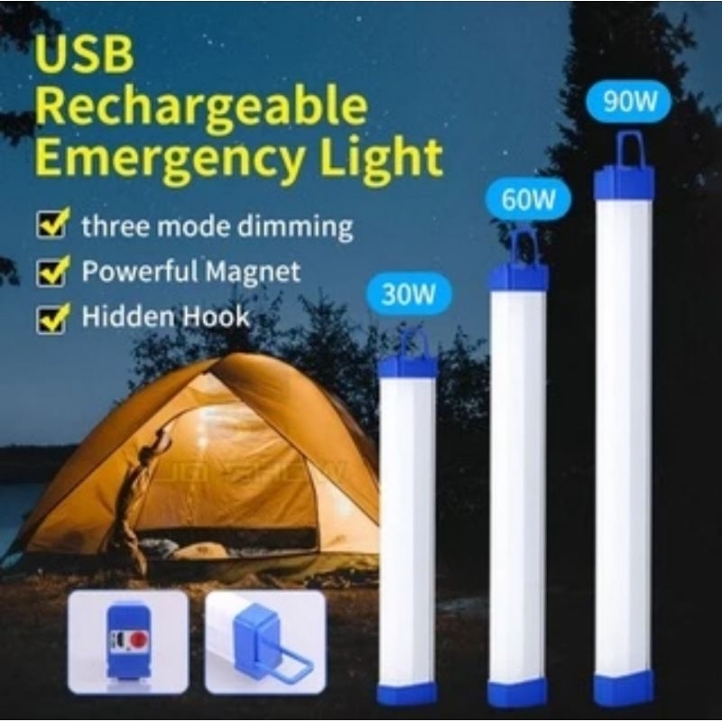 Jual Lampu LED Emergency Lampu Darurat Lampu Camping Recharger 30watt ...