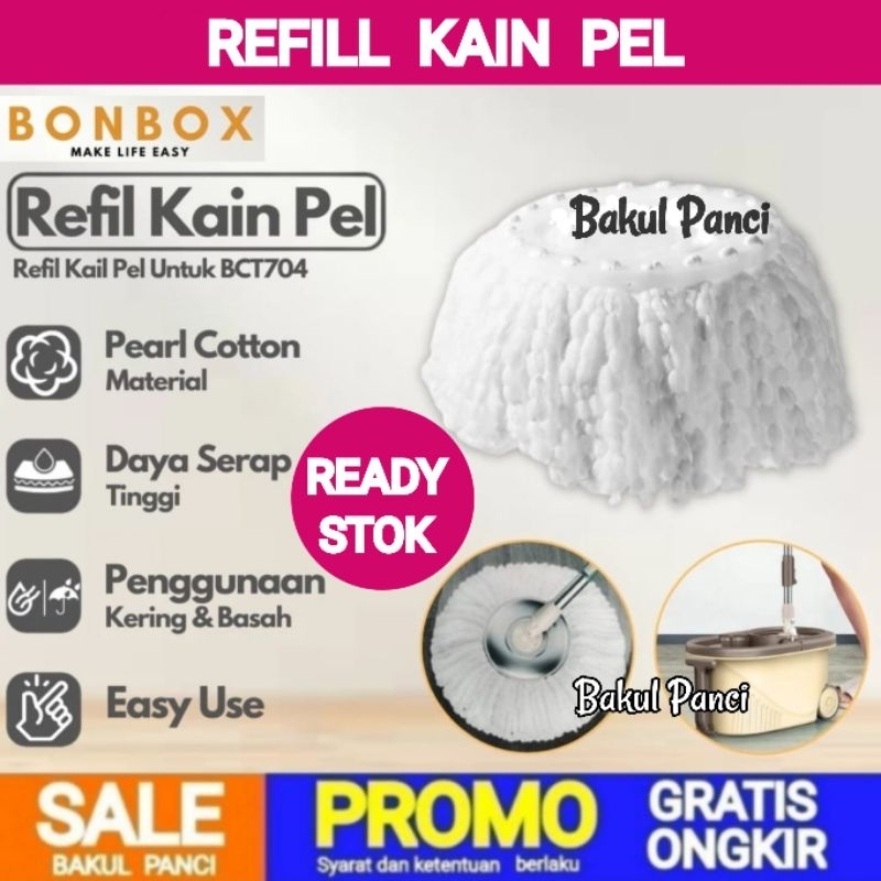 Jual BONBOX REFIL KAIN PEL - SAMONO REFILL MOP - SPIN MOP MAGIC MOP ...