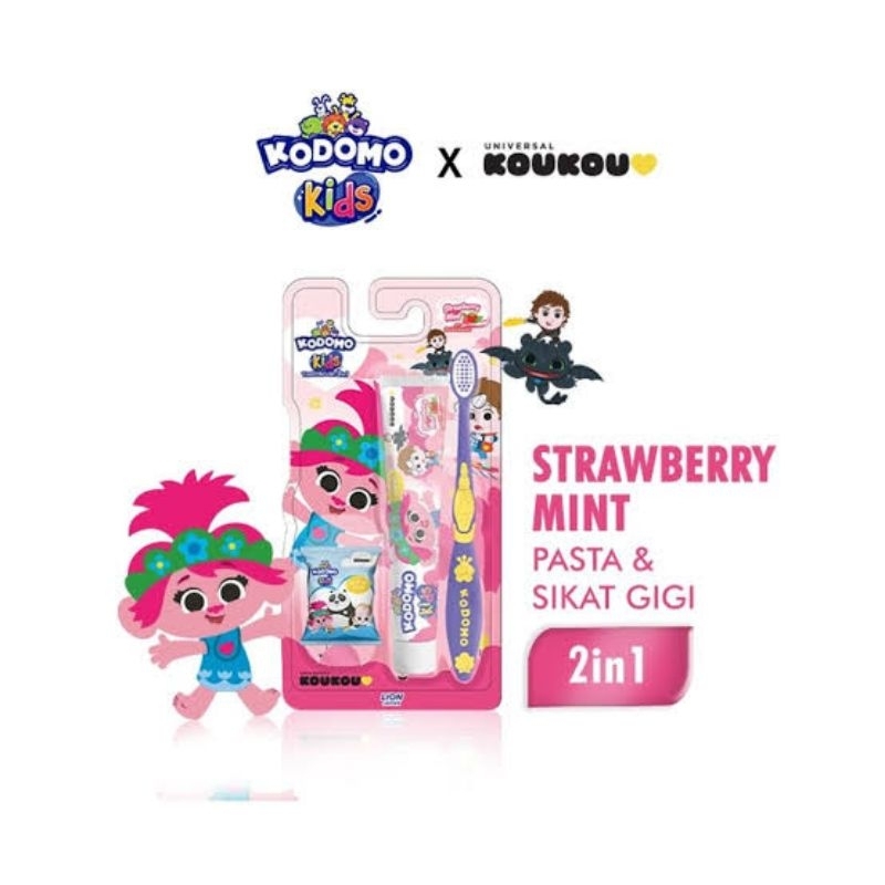 Jual KODOMO Sikat Gigi Strawberry Mint(Special edisi Universal KOUKOU ...