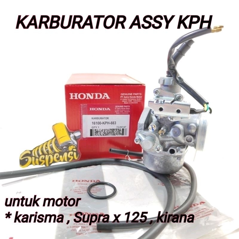 Jual KARBURATOR ASSY SUPRA X 125 KARISMA KIRANA SUPRA X 125 KARBU KPH ...