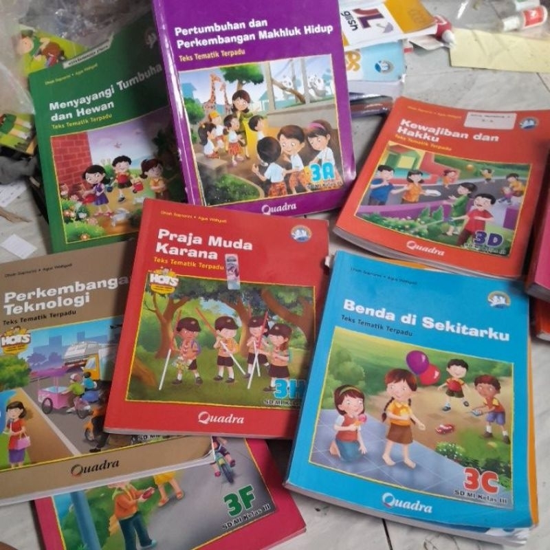 Jual TEMATIK TERPADU 3A 3B 3C 3D 3E 3F 3G 3H 3I KELAS 3 SD K13 HOTS ...