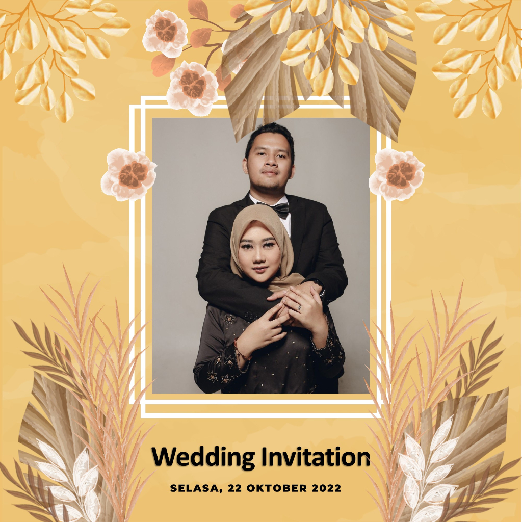 Jual Undangan Digital Pernikahan / Lamaran / Invitation Center Kode X11 ...