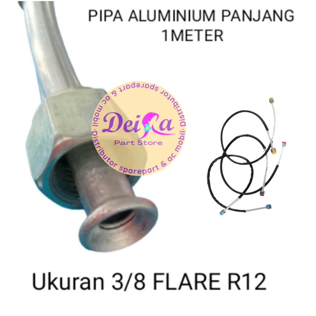 Jual PIPA ALUMINIUM FLARE 3/8 R12 UNTUK AC MOBIL | Shopee Indonesia