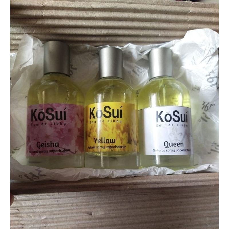 Jual parfum kosui jumbo 50ml dapat 3 botol | Shopee Indonesia