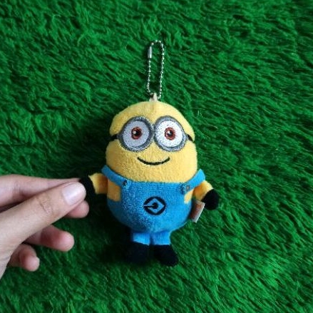 Jual Boneka Gantungan Kunci Minion Dave Senyum (Preloved) | Shopee ...