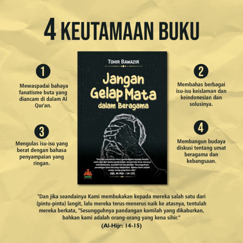 Jual Jangan Gelap Mata dalam Beragama Tohir Bawazir Alkautsar | Shopee ...