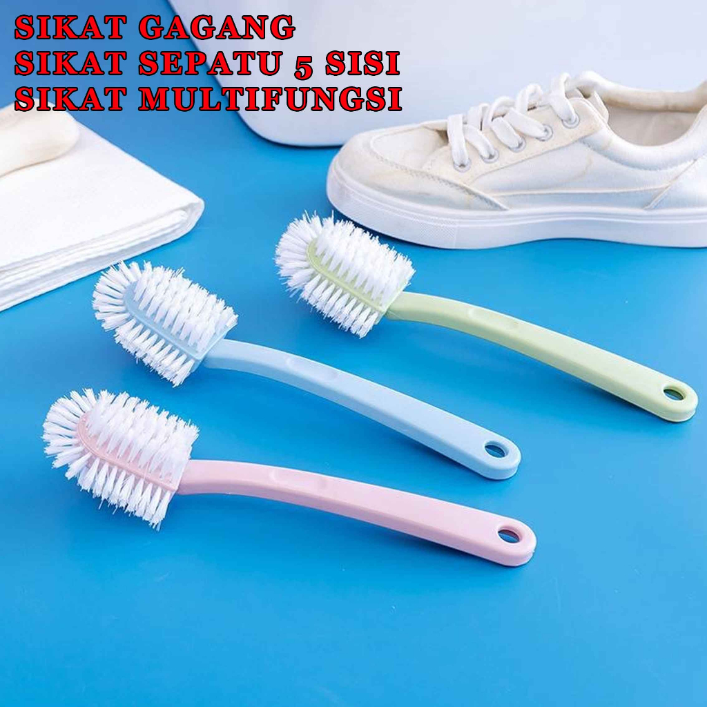 Jual Sikat Gagang / Sikat Sepatu 5 Sisi / Sikat Multifungsi | Shopee ...