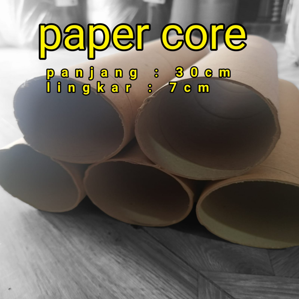 Jual paper core kertas [panjang : 30cm X lebar lingkaran : 7cm | Shopee ...