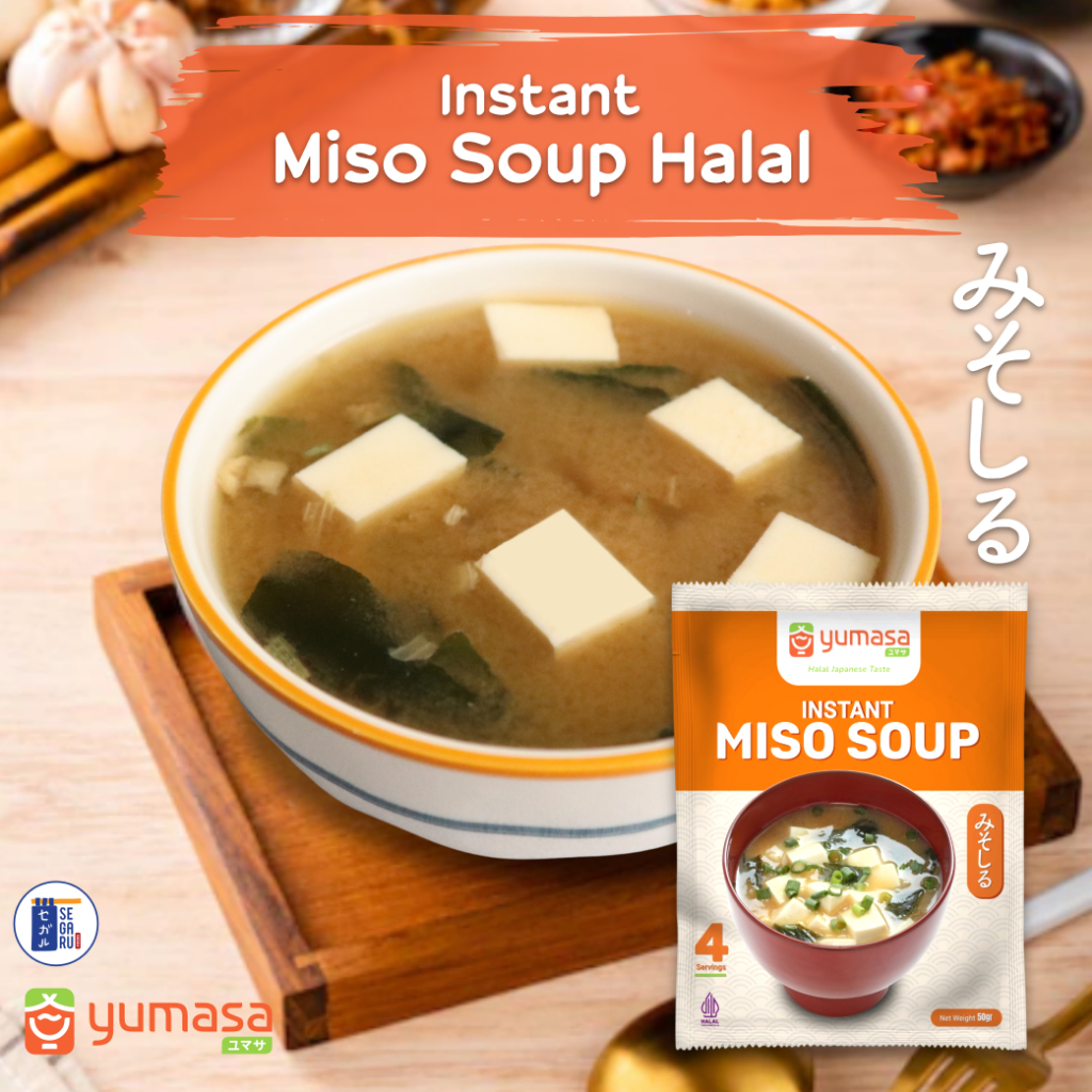 Jual YUMASA Japanese Miso Soup Instant | Sup Miso Jepang Halal 50gr ...