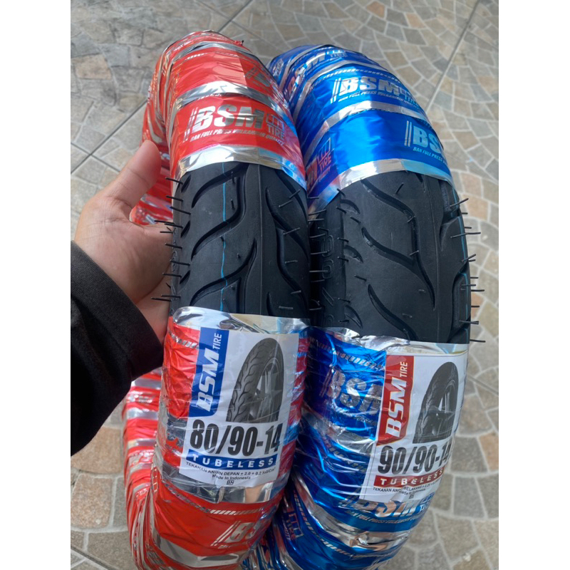 Jual Ban Tubles Motif Flemo Ukuran 80/90-14 & 90/90-14 Cocok Untuk ...