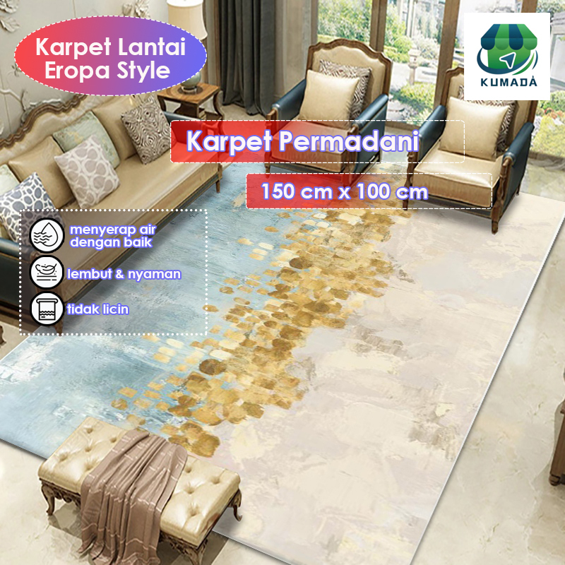 Jual KUMADA Karpet Ruang Tamu Larpet Sofa Canggih Cahaya Mewah Tebal ...