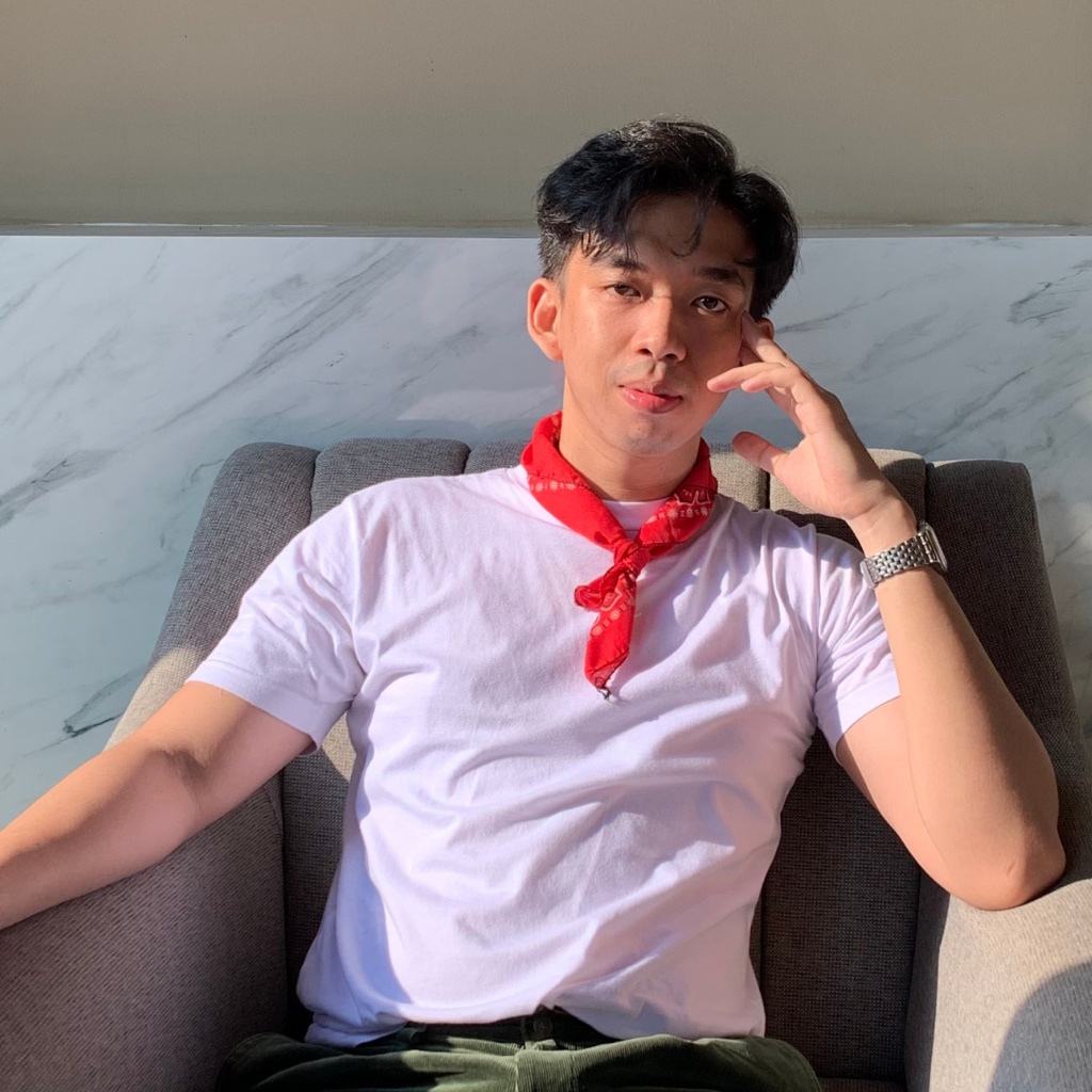 Jual Your Cap’s Bandana - Red | Scarf Slayer Merah Persegi 100% Katun ...