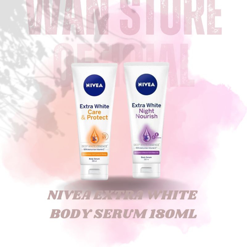 Jual Nivea Body Serum Extra White 180ml Shopee Indonesia
