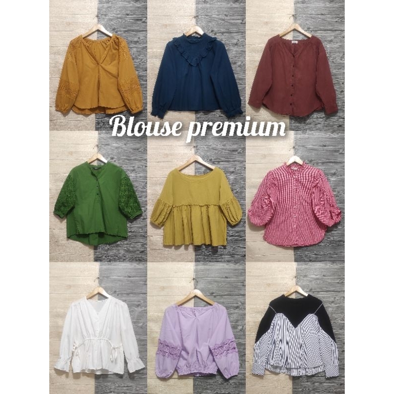 Jual thrift blouse wanita 04 | Shopee Indonesia