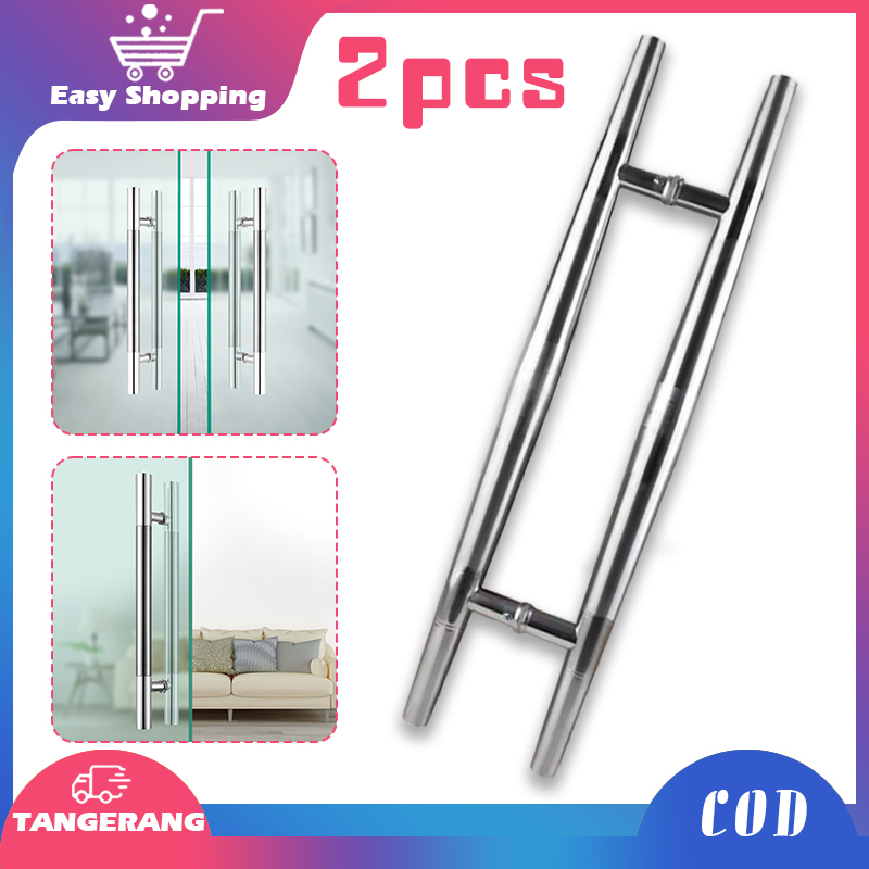 Jual 60cm Handle Pintu Kaca Stainless Steel Door Pull Handle Minimalis ...