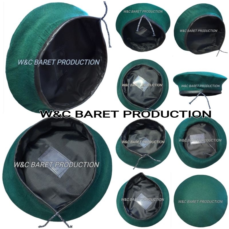 Jual TOPI BARET FLANEL / HIJAU BOTOL / DEWASA / ANAK / BARET PARTAI ...