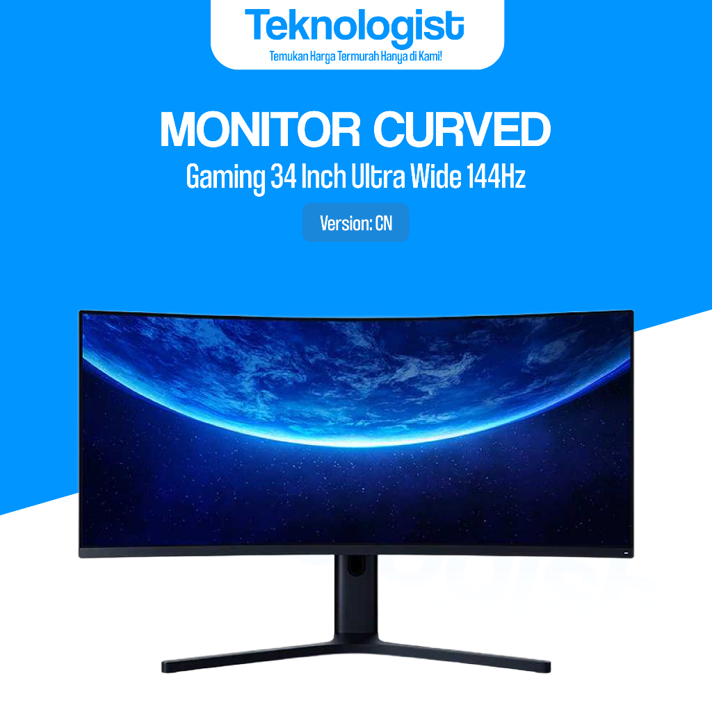 Jual Monitor Curved Gaming 34 Inch Ultra Wide 144Hz | Shopee Indonesia