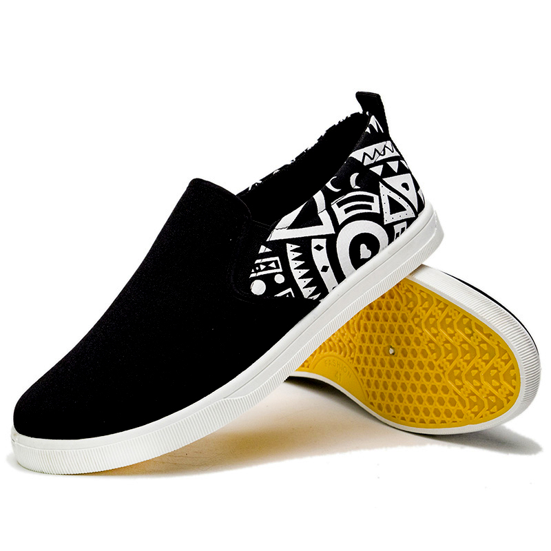Jual Leedoo Sepatu Kanvas Pria Sepatu Slip On Patterns Sepatu Slop ...