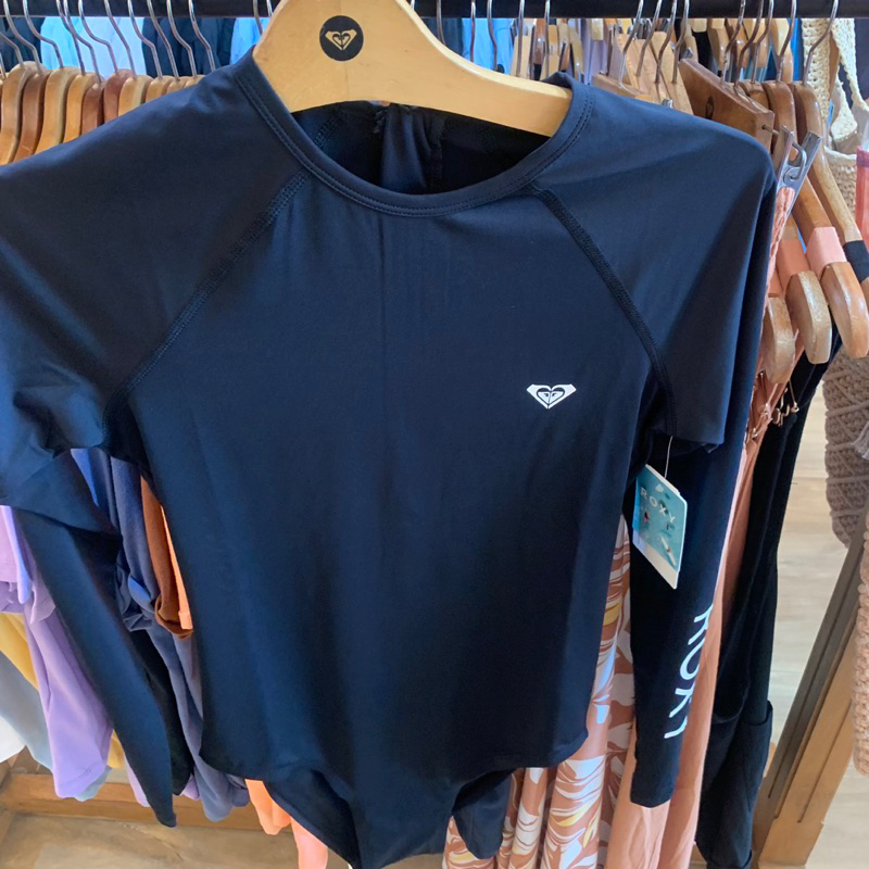 Jual Baju Renang Wanita Roxy Original New Essentials Back Zip Black New ...