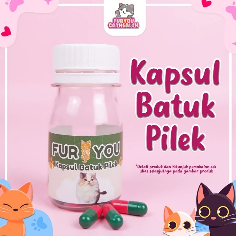 Jual FUR YOU Kapsul Batuk Pilek Kucing Obat Batuk Pilek Kucing Kapsul ...