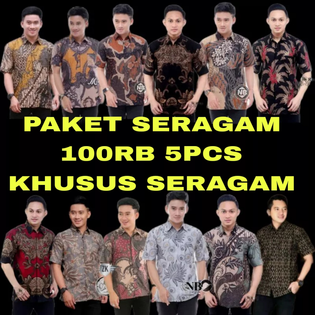 Jual PROMO KHUSUS SERAGAM 100RB 5 PCS.1 KALI KLIK 5PCS yang di dptkan ...