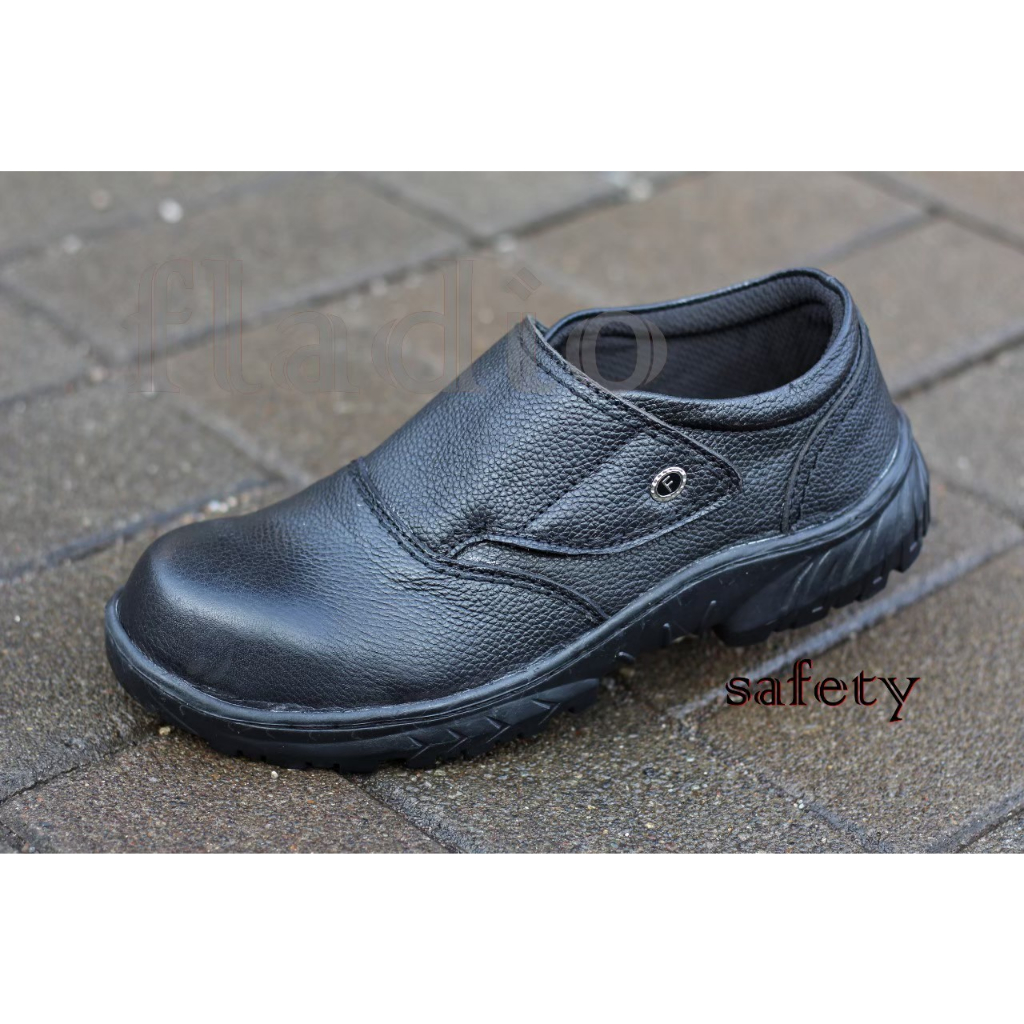 Jual SEPATU SAFETY SEMI BOOTS PENDEK/LOW PRIA KULIT BOOT SAVETY BUT ...