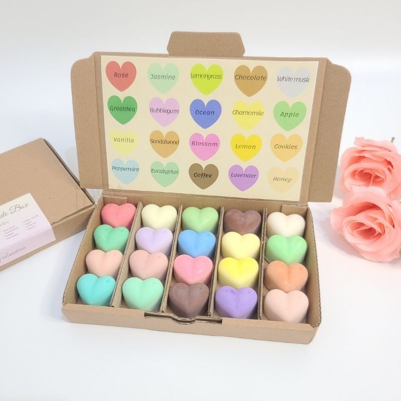Jual Wax Melt Sample Box 20 Aroma | Shopee Indonesia