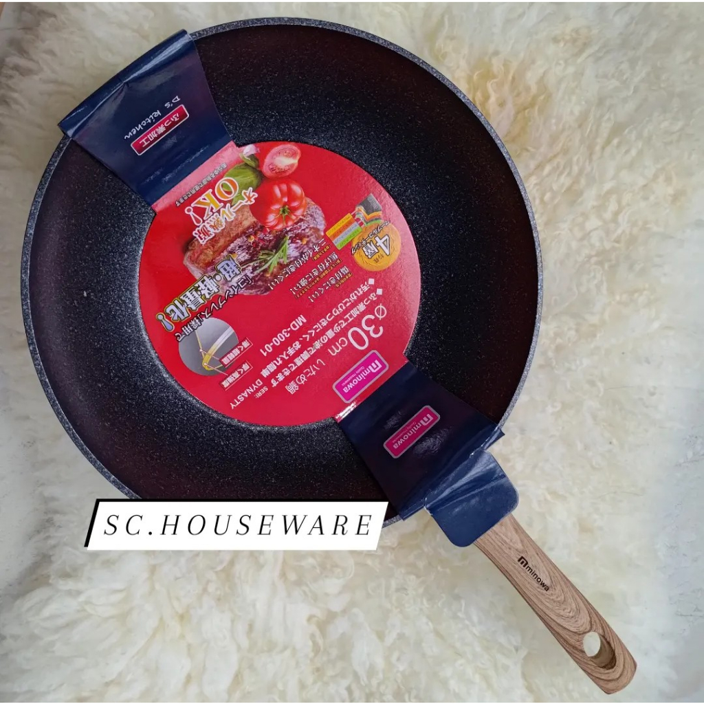 Jual [ DISKON VOUCHER s/d 80% LIVE XTRA ] Deep Wok Fry Pan Minowa ...