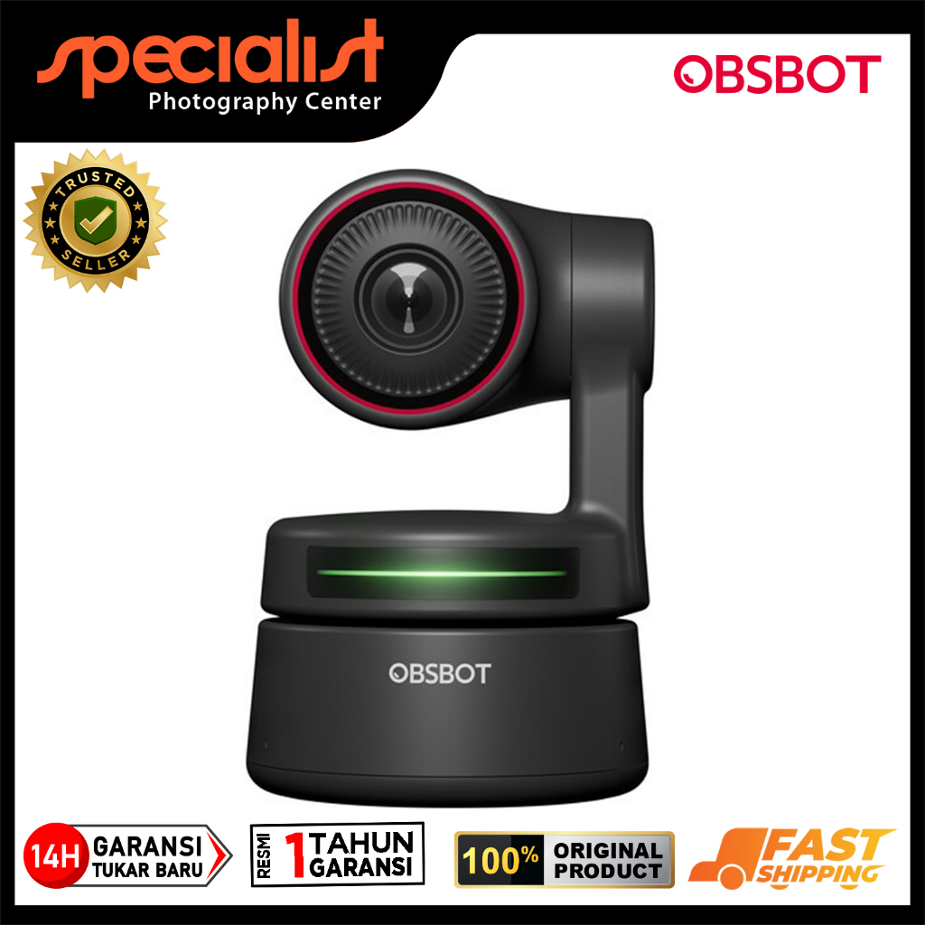 Jual OBSBOT Tiny 4K AI-Powered PTZ Webcam | Shopee Indonesia