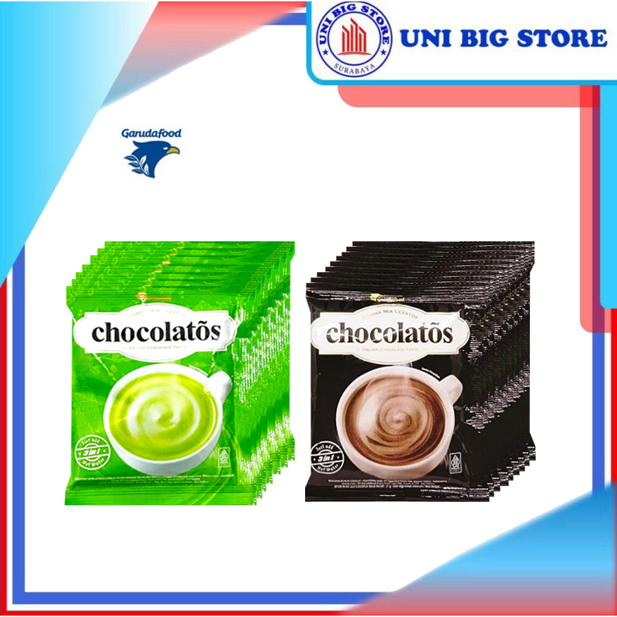 Jual Chocolatos Drink Coklat Bubuk Chocolate 27 gr | Matcha Green tea ...