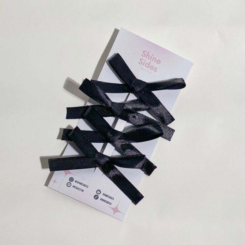 Jual [4 pcs] JEPIT PITA RAMBUT KOREA / RIBBON HAIRSTYLE JENNIE ...