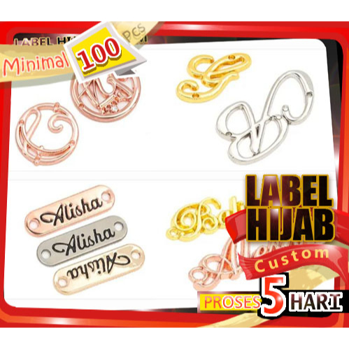 Jual Pabrik label merk desain sendiri bentuk font tulisan logo dan merk ...