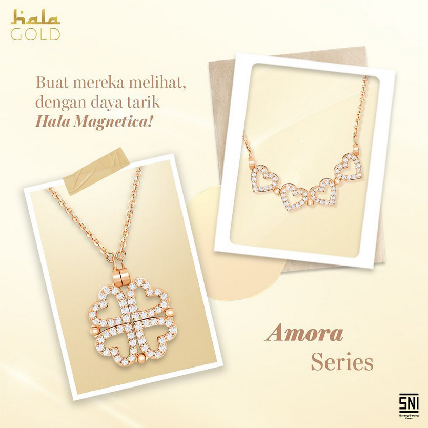 Jual KALUNG KOYE EMAS HALA GOLD MAGNETICA AMORA COLLECTION 1 KALUNG 2 ...