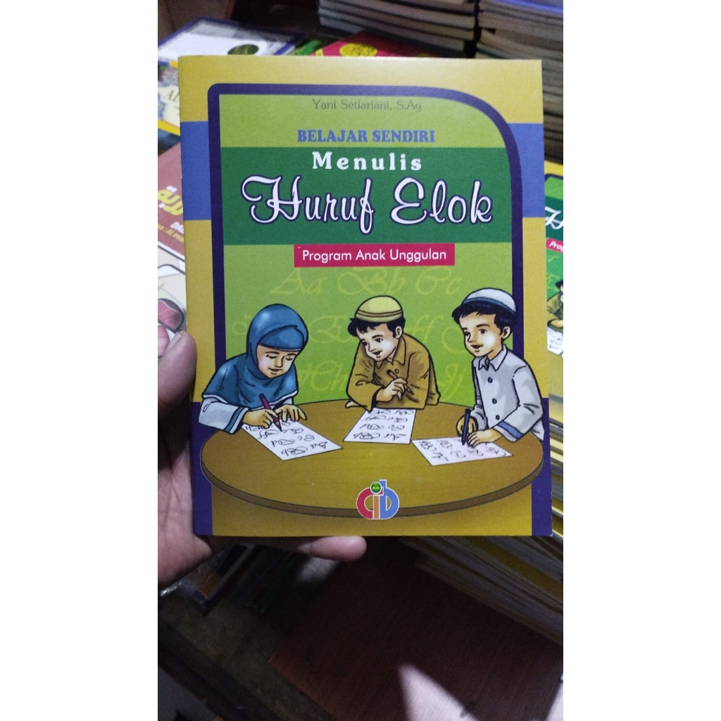 Jual Buku PAUD Belajar Sendiri Menulis Huruf Elok program anak unggulan ...