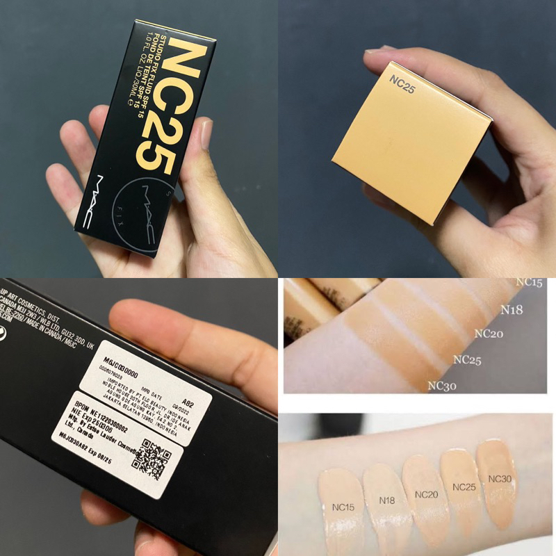 Jual NEW. MAC STUDIO FIX FLUID FOUNDATION SPF15 SHADE NC25 | Shopee ...