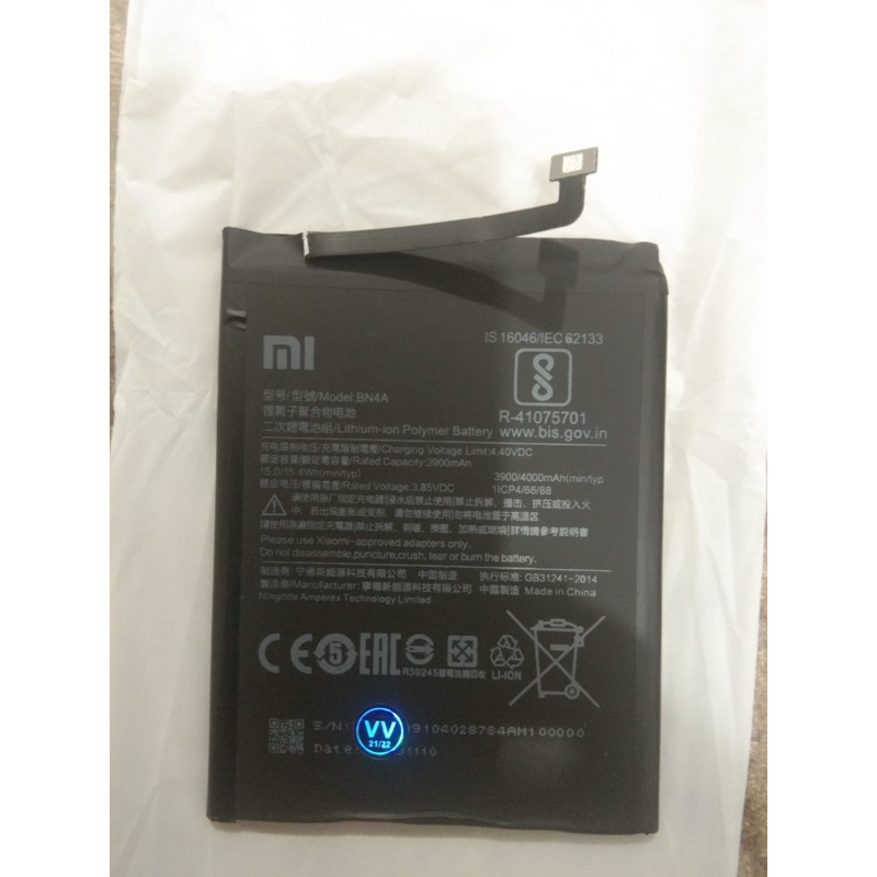 Jual Baterai Xiaomi Redmi Note 7 / Note 7 Pro BN4A Ori 100% | Shopee ...