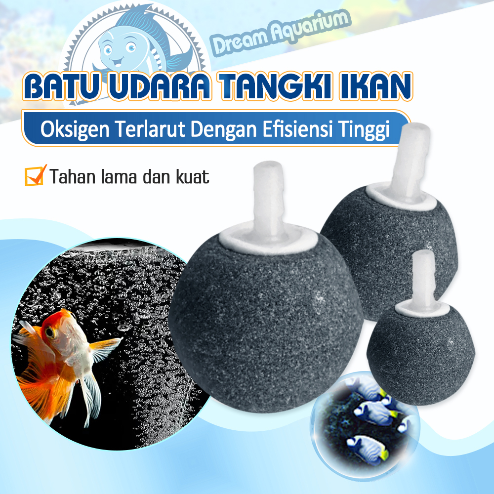 Jual Air stone Bola Bakso Batu Aerasi Bulat Air Stone Gelembung Udara ...