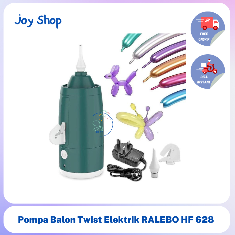 Jual Pompa Balon Twist Elektrik RALEBO HF 628 Pompa balon Listrik Latex ...