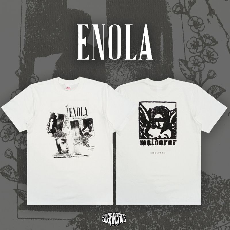 Jual Tshirt ENOLA - DOES ANYONE ELSE (White) | Shopee Indonesia